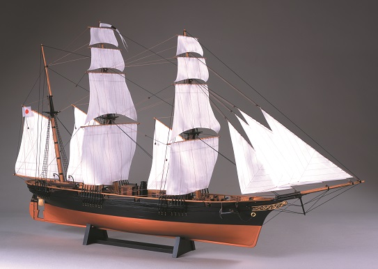 NIPPON MARU Wooden Japanese Sailing Ship Model Kits, by Woody JOE