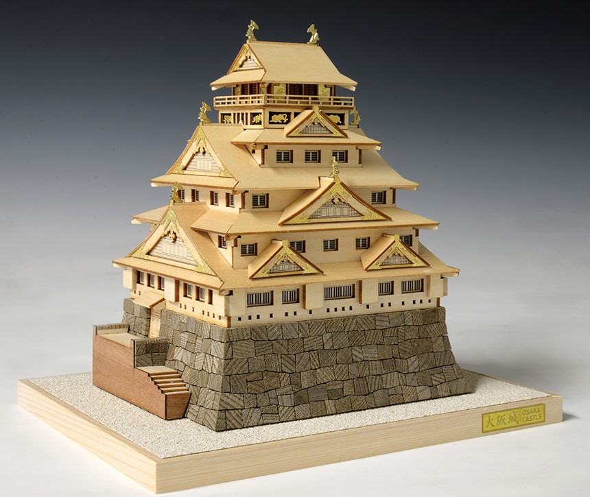 Direct from Japan. Japanese Castle Model Kits, by Woody JOE