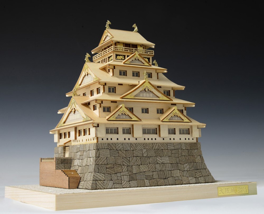 Direct from Japan. Japanese Castle Model Kits, by Woody JOE