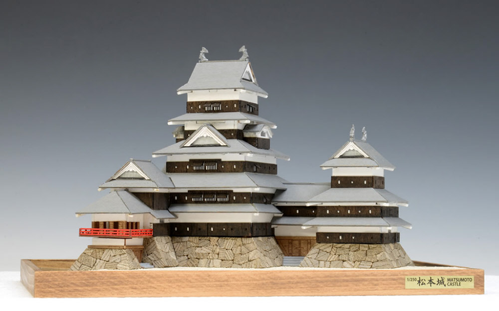 Mini Castle Tower Series "MATSUMOT CASTLE" Japanese Castle Model