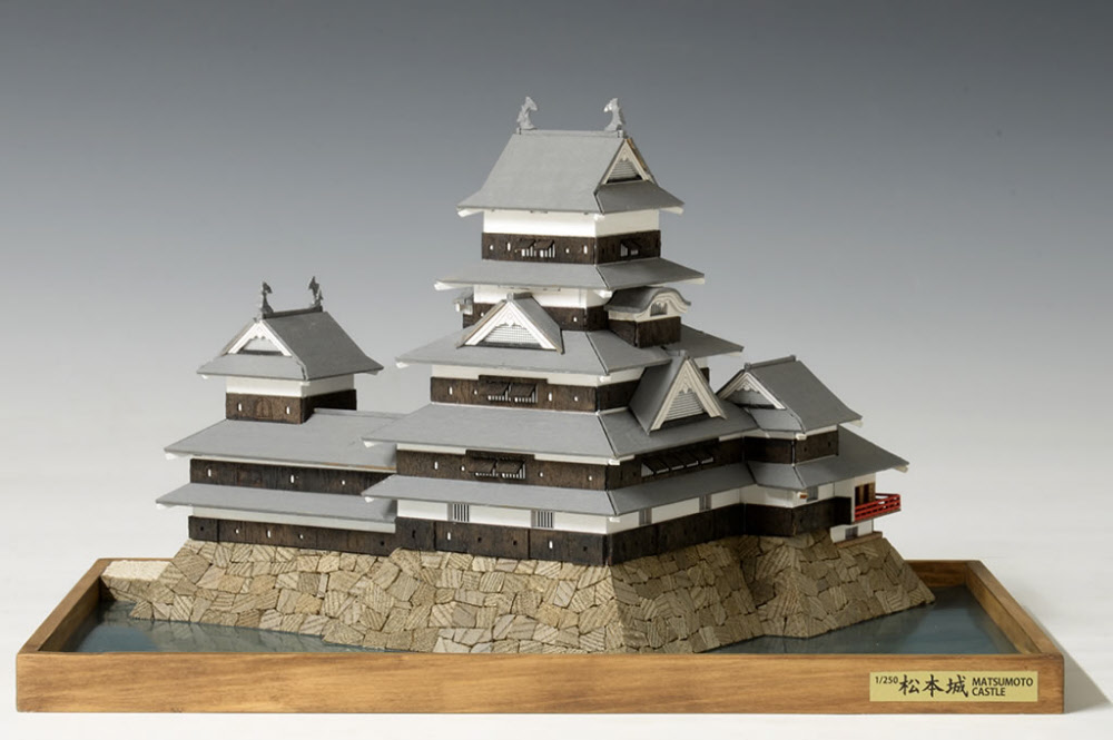 Mini Castle Tower Series "MATSUMOT CASTLE" Japanese Castle Model