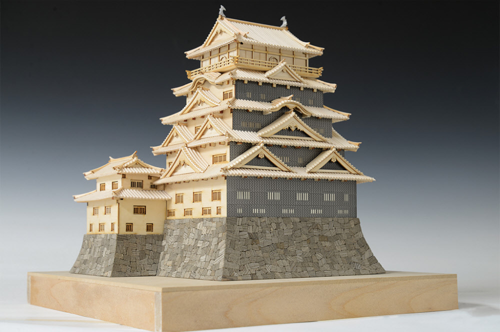 FUKUYAMA CASTLE, Japanese Castle Model Kits, by Woody JOE