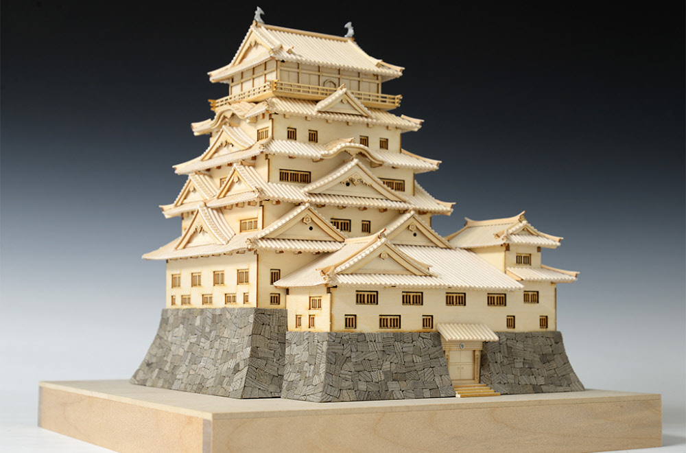 FUKUYAMA CASTLE, Japanese Castle Model Kits, by Woody JOE