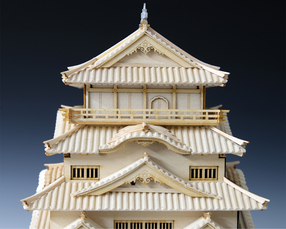 FUKUYAMA CASTLE, Japanese Castle Model Kits, by Woody JOE
