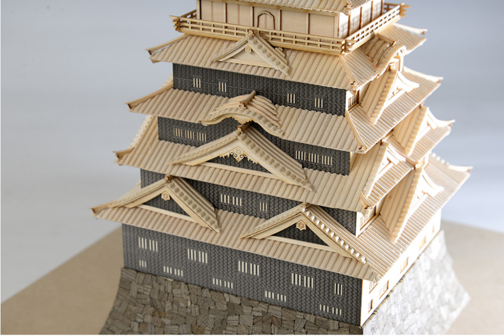 FUKUYAMA CASTLE, Japanese Castle Model Kits, by Woody JOE