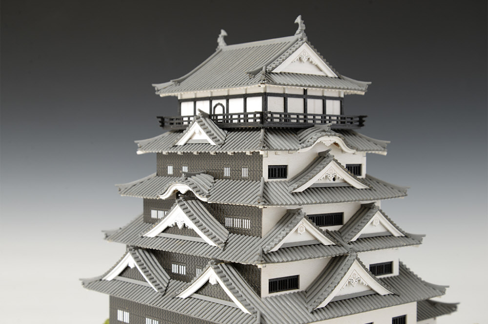 FUKUYAMA CASTLE, Japanese Castle Model Kits, by Woody JOE