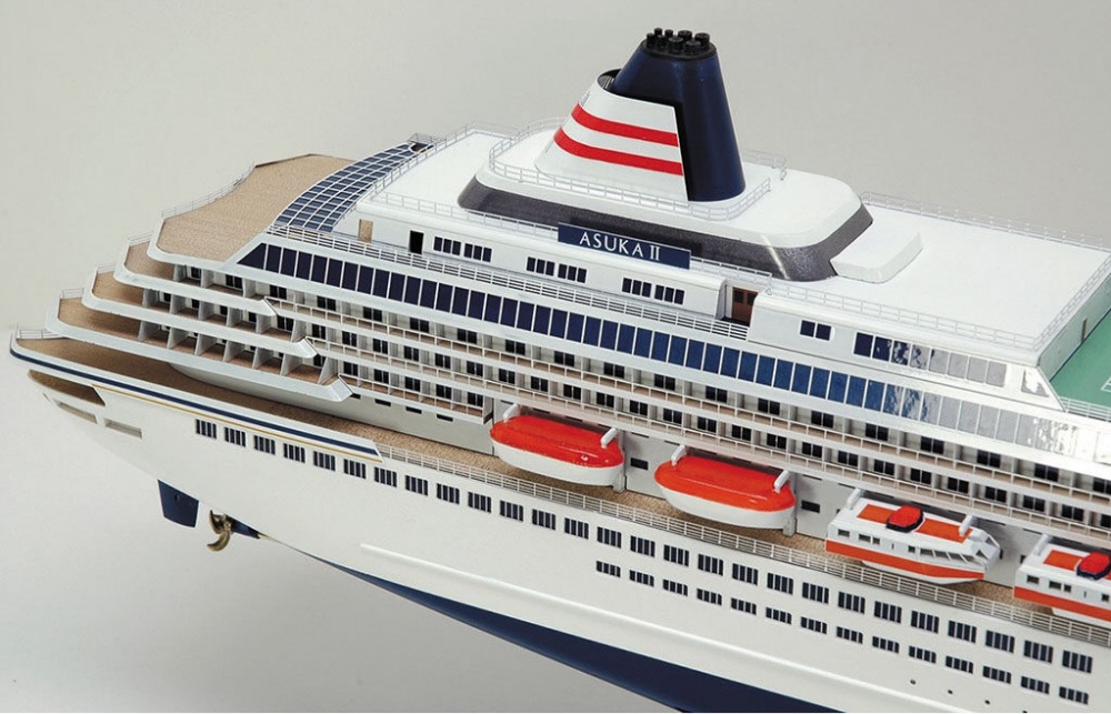 ASUKA 2, Wooden Cruise Ship Model Kits, by Woody JOE