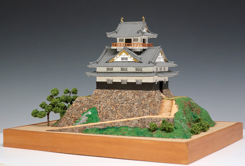 GIFU CASTLE, Castle, Japanese Castle Model, by Woody JOE