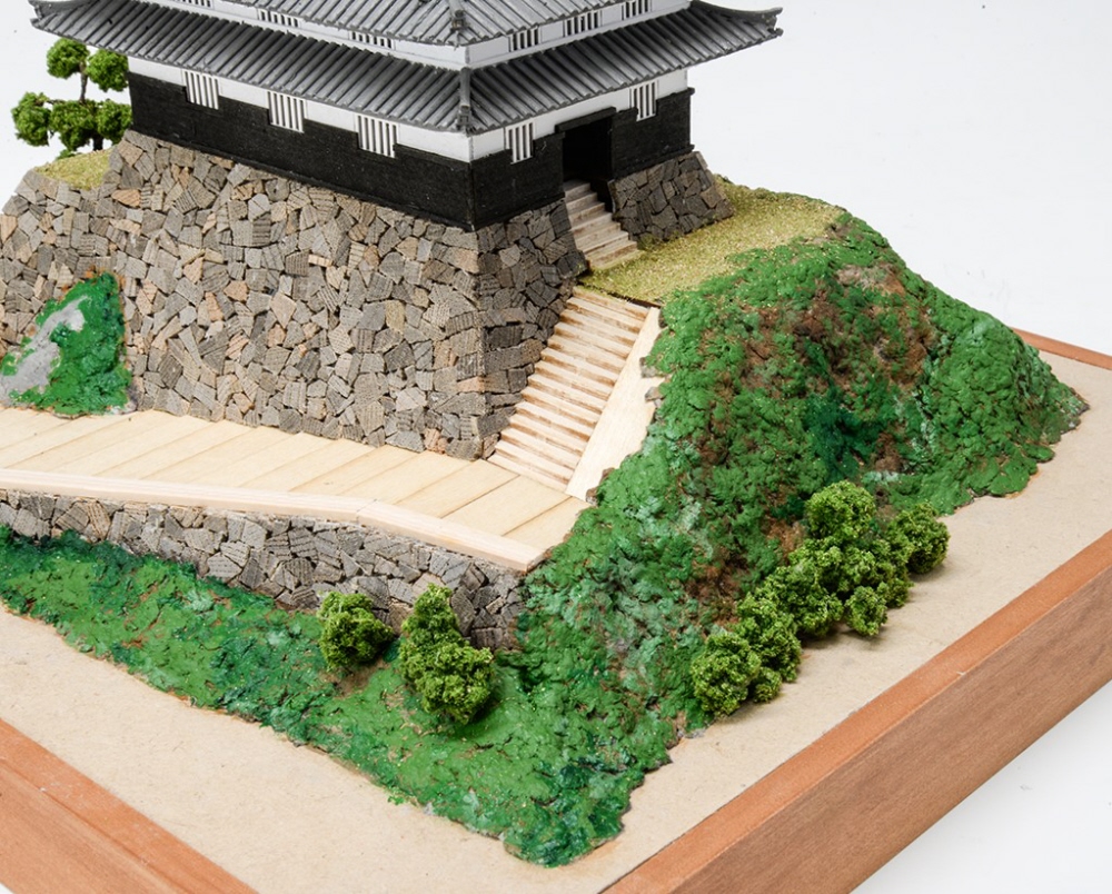 GIFU CASTLE, Castle, Japanese Castle Model, by Woody JOE