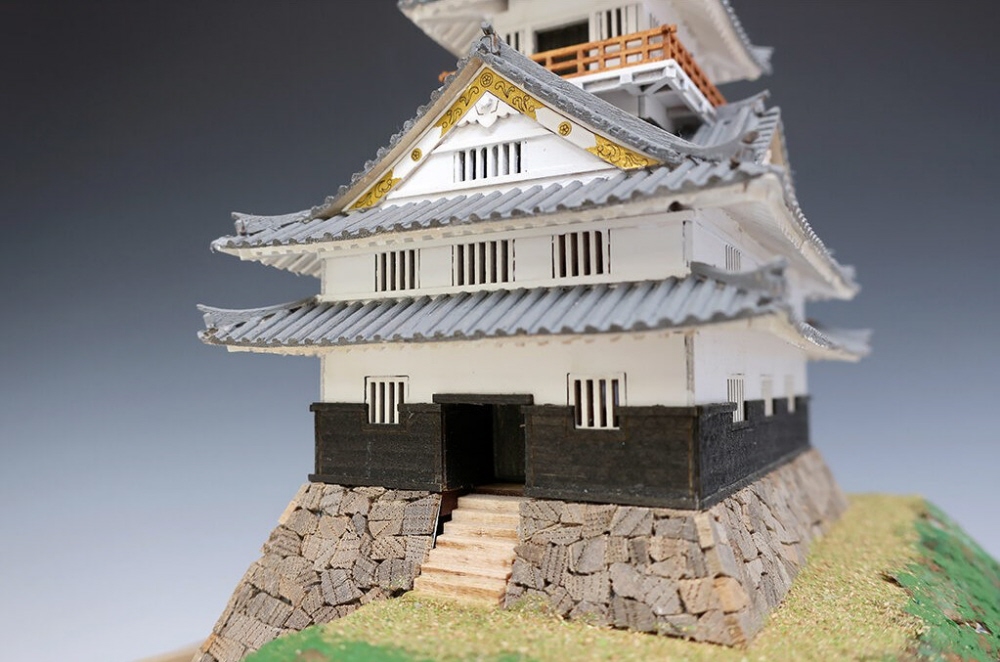 GIFU CASTLE, Castle, Japanese Castle Model, by Woody JOE