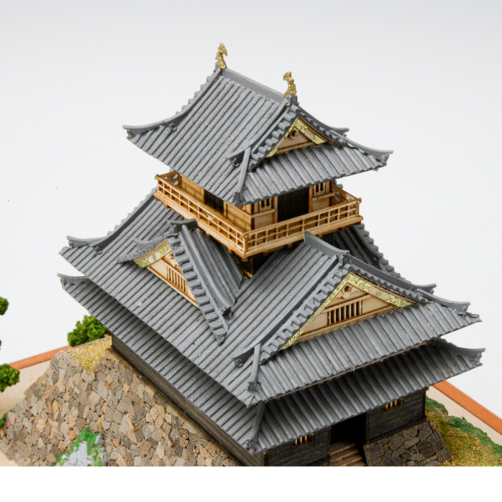 GIFU CASTLE, Castle, Japanese Castle Model, by Woody JOE