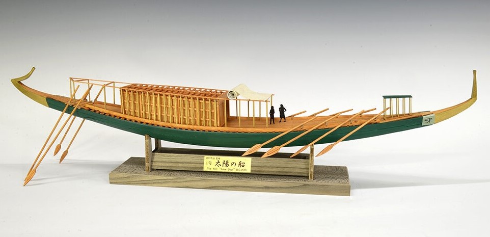 Khufu ship / Solar boat, Wooden Museum Model Kits, by Woody JOE