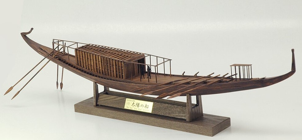 Khufu ship / Solar boat, Wooden Museum Model Kits, by Woody JOE