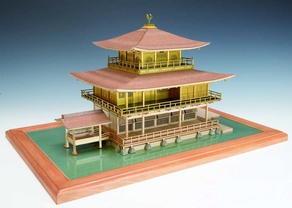 Diorama material "Kinkakuji temple / Water surface sheet" Diorama ...