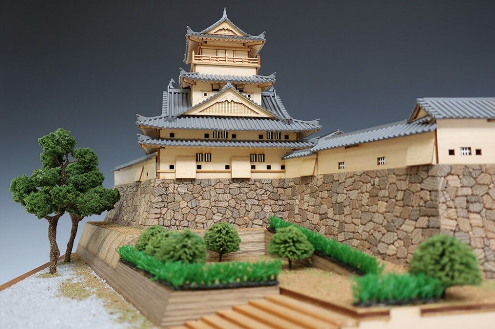 Kouchi Castle, Japanese Castle Model Kits, by Woody JOE