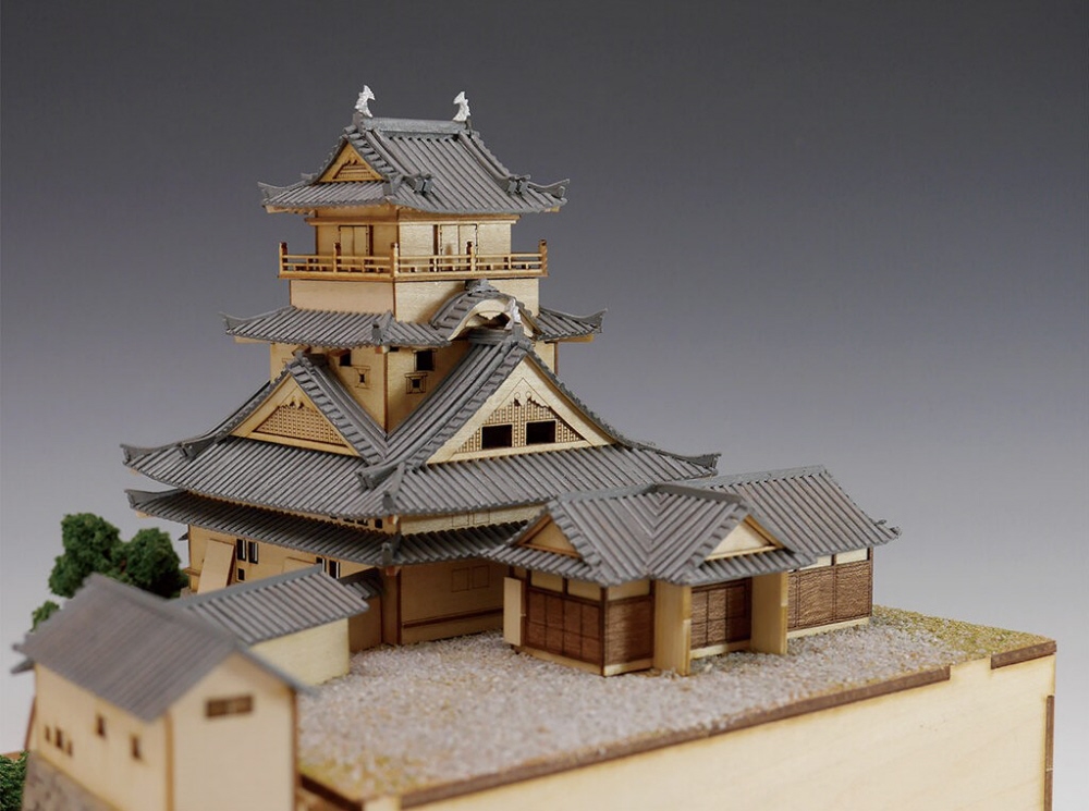 Kouchi Castle, Japanese Castle Model Kits, by Woody JOE