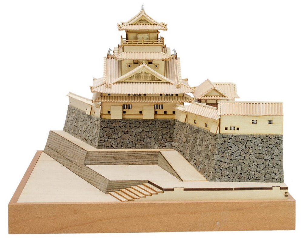Kouchi Castle, Japanese Castle Model Kits, by Woody JOE