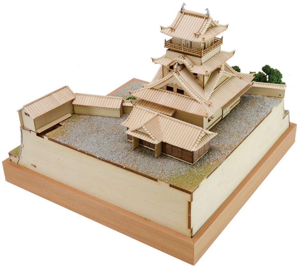 Kouchi Castle, Japanese Castle Model Kits, by Woody JOE
