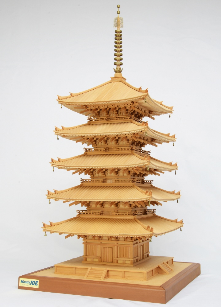Direct from Japan. Wooden Japanese pagoda Model Kits, by Woody JOE