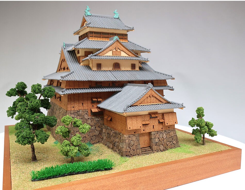 Matsue Castle, Japanese Castle Model Kits, by Woody JOE