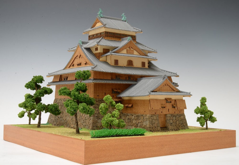 Matsue Castle, Japanese Castle Model Kits, by Woody JOE
