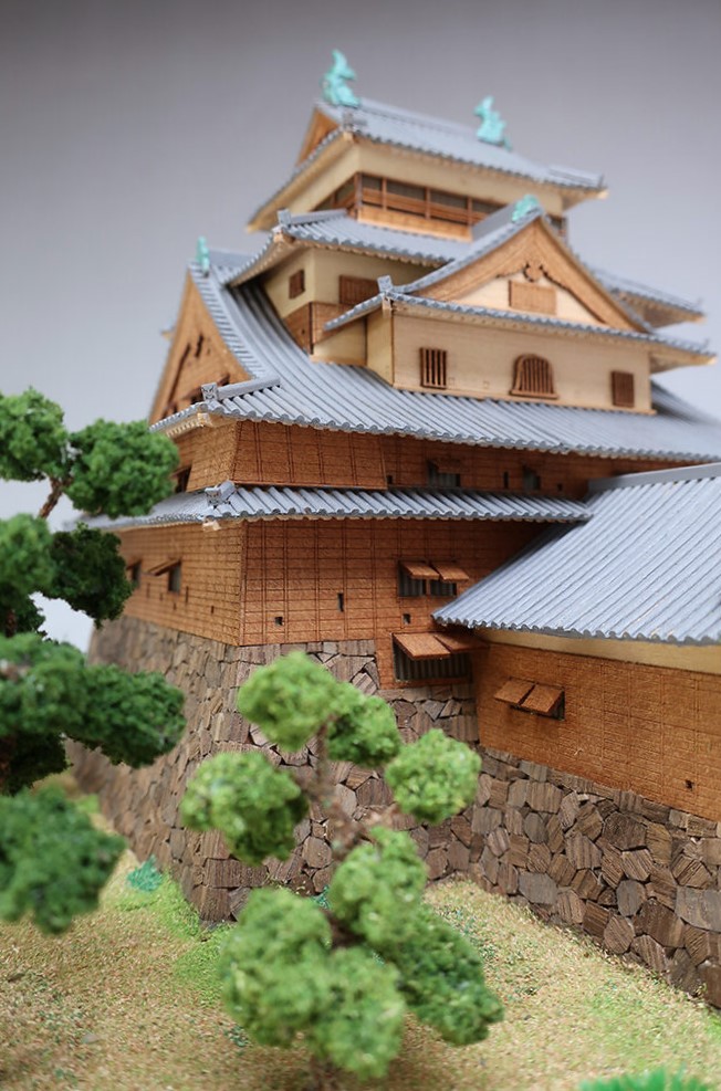 Matsue Castle, Japanese Castle Model Kits, by Woody JOE