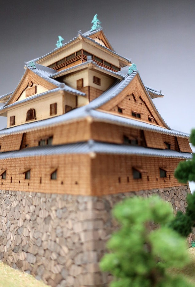 Matsue Castle, Japanese Castle Model Kits, by Woody JOE