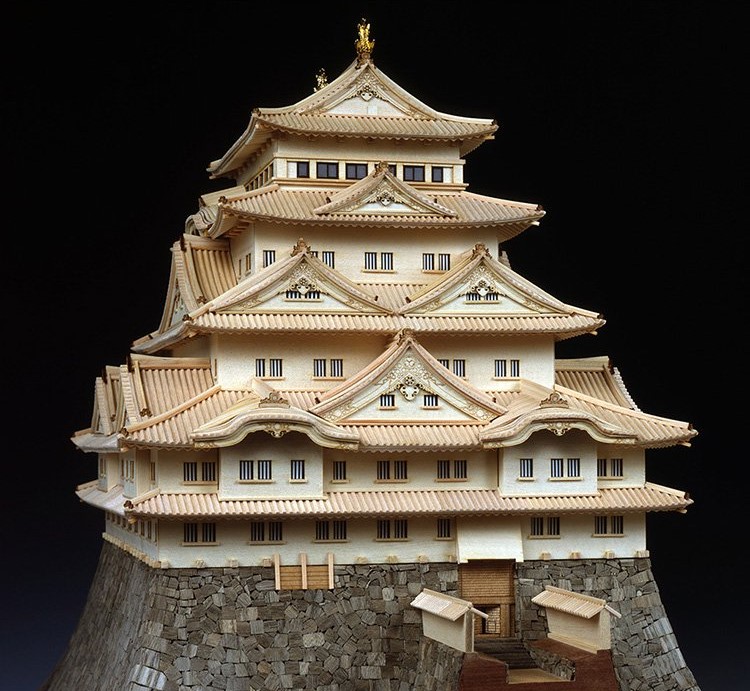 Nagoya Castle, Japanese Castle Model Kits, by Woody JOE