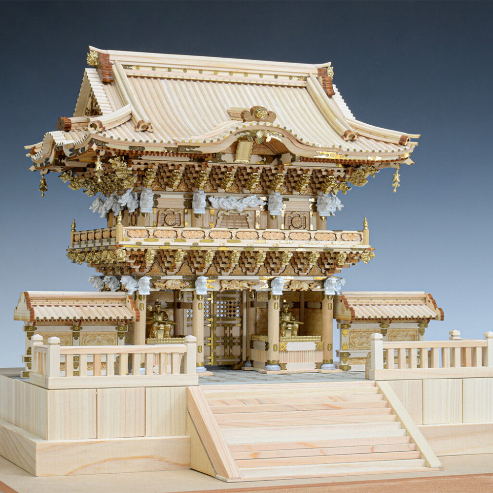 Nikko Toshogu Yomeinon, Wooden Japanese Shrine Model, by Woody JOE