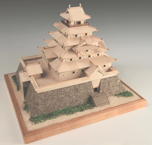 Tsurugajo Castle, Japanese Castle Model Kits, by Woody JOE