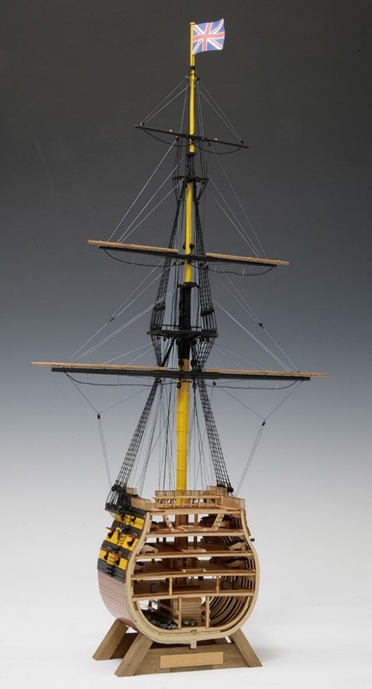 Victory CROSS SECTION / Anchorage Type, Wooden Sailing Ship Model Kits ...