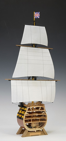 VICTORY Cross Section / Sailing Type, Wooden Sailing Ship Model Kits ...