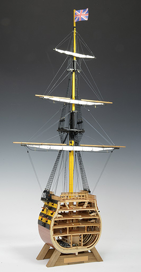 VICTORY Cross Section / Sailing Type, Wooden Sailing Ship Model Kits ...