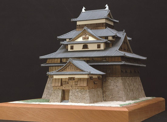 Maruoka Castle, Japanese Castle Model Kits, by Woody JOE