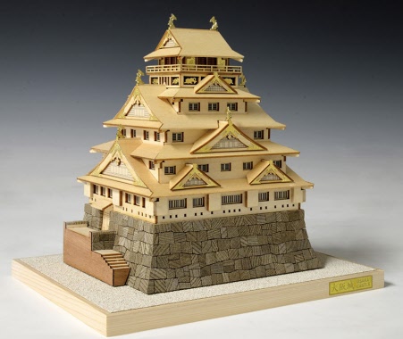 Direct from Japan. Japanese Castle Model Kits, by Woody JOE