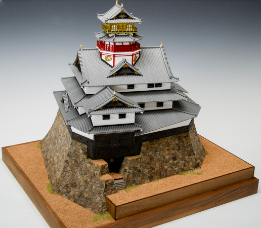 Aduchi Castle, Japanese Castle Model Kits, by Woody JOE