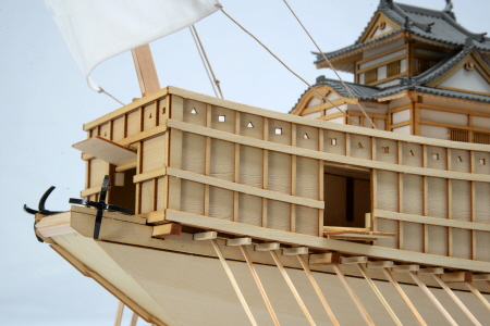 Direct from Japan. "ATAKE BUNE" Japanese Sengoku-era Warship Model kit ...