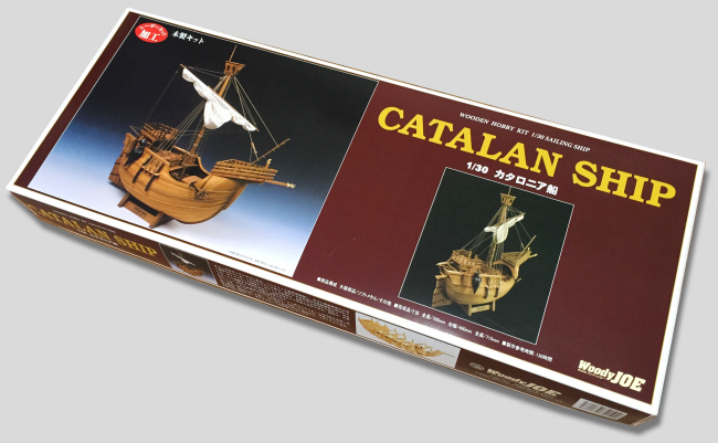 CATALAN SHIP Wooden Sailing Ship Model Kits, by Woody JOE