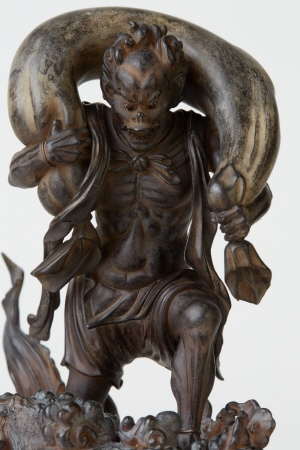 FUJIN (Fujin and Raijin), Buddha Statue Figure / Tana Cocoro, by Isumu