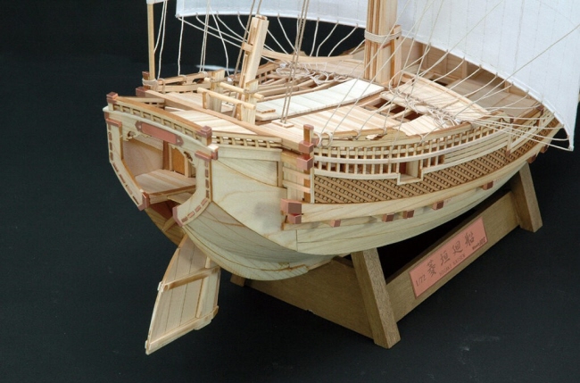 Direct from Japan. Wooden Model Boat Kits | Japanese Style Ship-Wasen ...