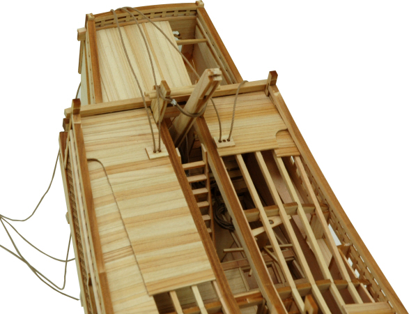 Direct from Japan. Wooden Model Boat Kits | Japanese Style Ship-Wasen ...