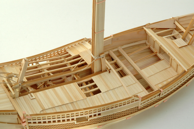Direct from Japan. Wooden Model Boat Kits | Japanese Style Ship-Wasen ...