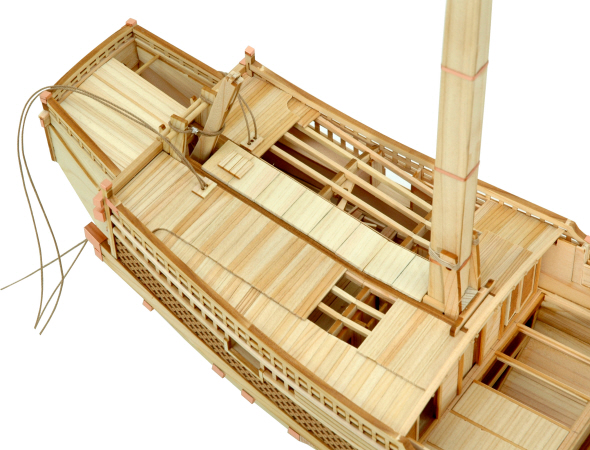 Direct from Japan. Wooden Model Boat Kits | Japanese Style Ship-Wasen ...