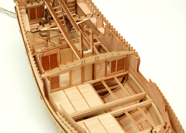 Direct from Japan. Wooden Model Boat Kits | Japanese Style Ship-Wasen ...