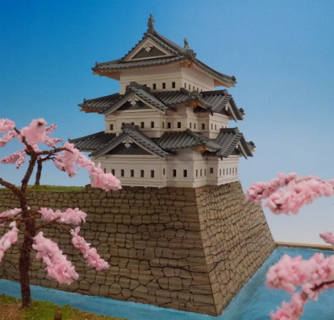 Hirosaki Castle, Japanese Castle Model Kits, by Woody JOE