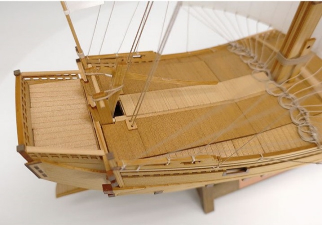 KITAMAE BUNE Japanese-style ship Model, by Woody JOE