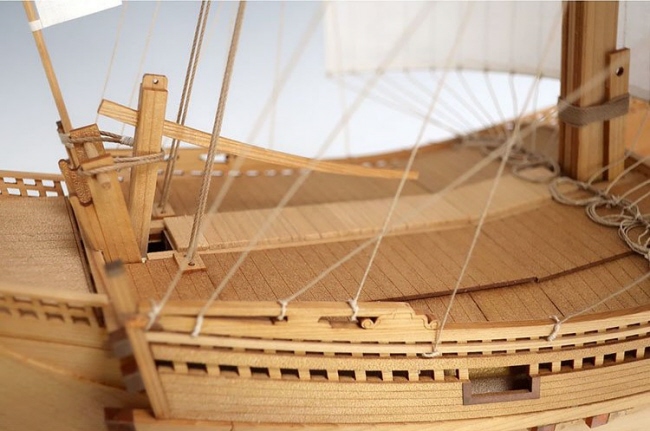 KITAMAE BUNE Japanese-style ship Model, by Woody JOE
