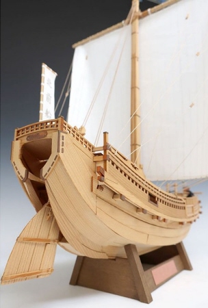 KITAMAE BUNE Japanese-style ship Model, by Woody JOE