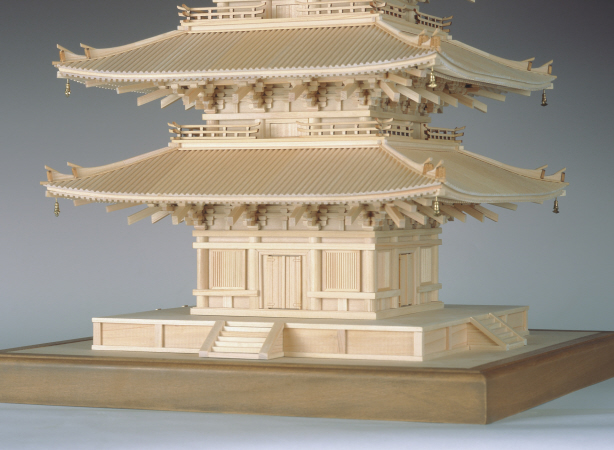 Direct from Japan. Wooden Japanese pagoda Model Kits, by Woody JOE
