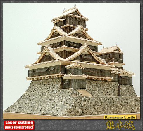 Maruoka Castle, Japanese Castle Model Kits, by Woody JOE